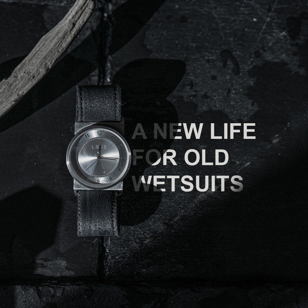 less watches buy eco friendly upcycled wetsuit unisex watches – Less ...